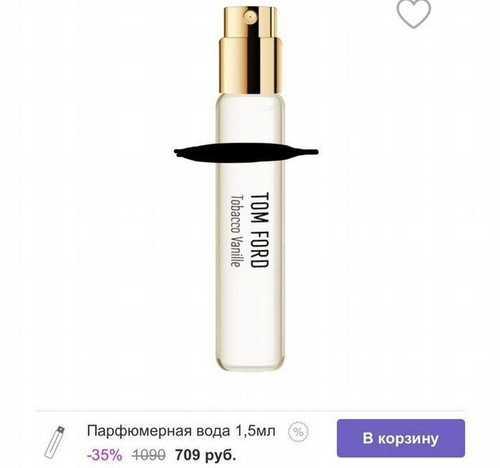 Духи tom ford tobacco vanille