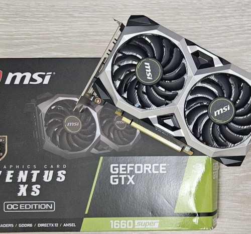 MSi Ventus GTX 1660 Super, 6Gb, комплект