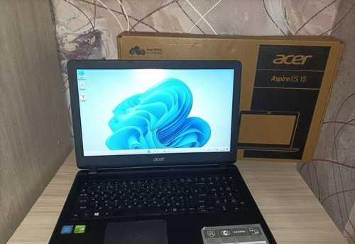 Ноутбук Acer 4 ядра, 8гб, nvidia 920mx, 256гб ssd