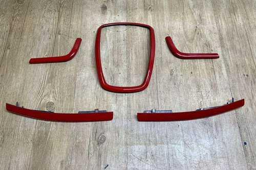 Пластик накладки консоли торпедо Peugeot 207