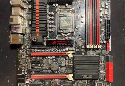 Материнская плата 1155 z77 asus maximus v