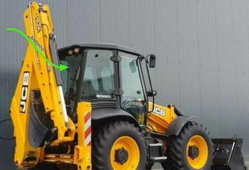 Стекло заднее на экскаватор JCB 3cx-4cх 2003