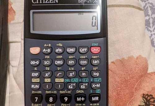 Калькулятор Citizen SRP- 265N