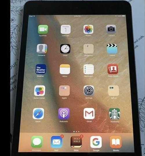 Планшет apple iPad mini 16 gb wi-fi mf432rs/A