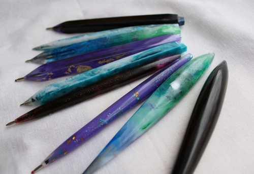 Ручки, ложки из эпоксидной смолы, ручной работы