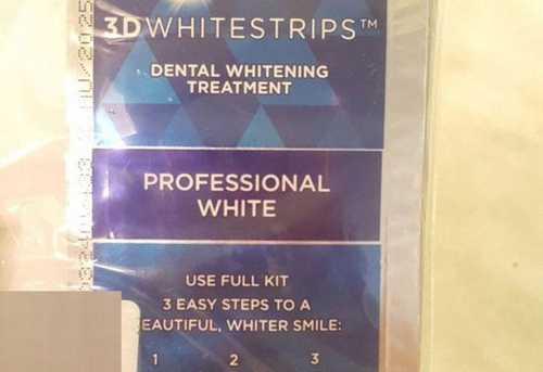 Crest 3D whitestrips professional white