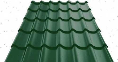 Металлочерепица Темный мох Супермонтерей 0,5мм