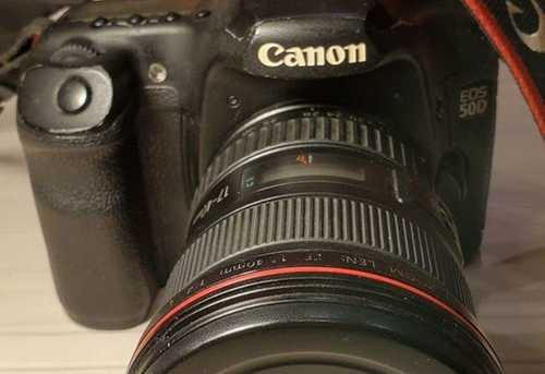 Canon EF 17-40mm f/4 L usm Canon EOS 50 D