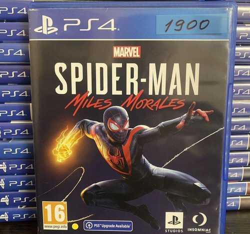 Spider-man Miles Morales PS4 (б/у диск)