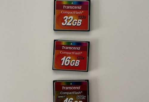 Карты памяти compact flash 16 и 32 Gb