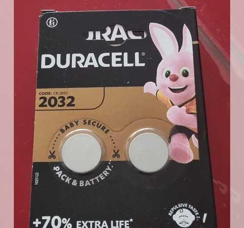 Батарейки duracell 2032