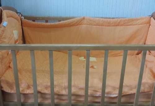 Балдахин и набор в детскую кроватку