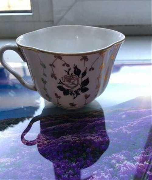 Чашечка фарфоровая из сервиза Золотой Лотос лфз