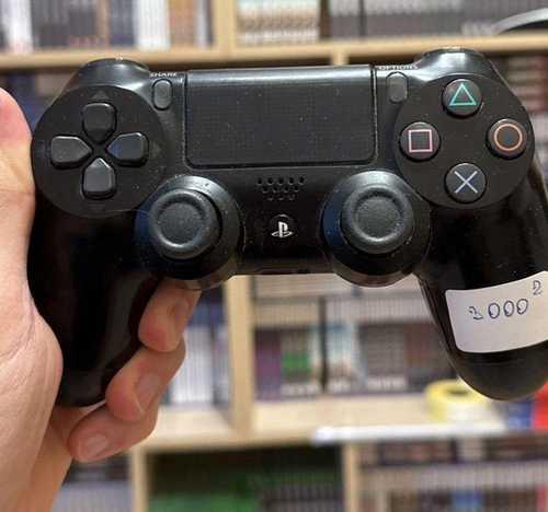 Геймпад оригинальный черный ps4 идеал, 2 рев