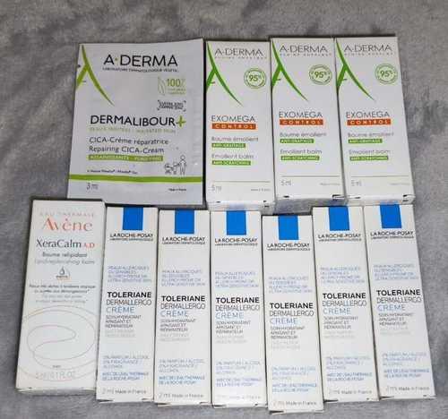 Пробники кремов la roche posay, avene, a-derma