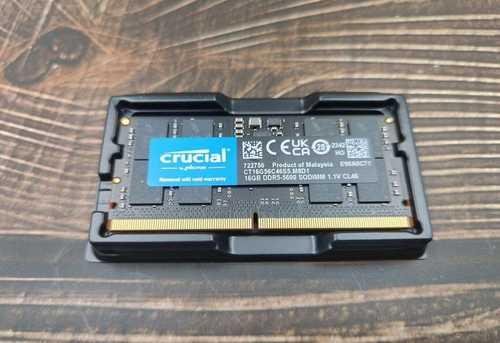 Оперативная память sodimm Crucial DDR5 16Gb