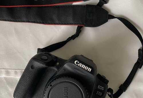 Зеркальный фотоаппарат Canon EOS 77D Body