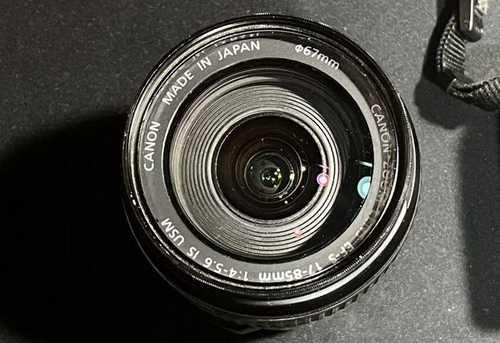 Canon EF-S 17-85 f/4-5,6 Ultrasonic 0,35m/1.2 ft
