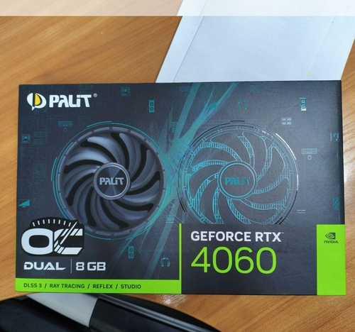 Palit Rtx 4060 Dual OC новая гарантия 3г