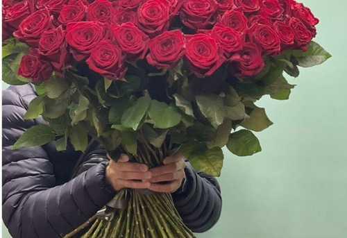 Розы 101 штук букеты цветы