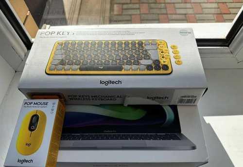 Logitech POP Mous Blast жёлтая / Logitech POP Keys