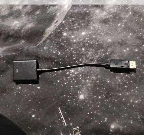 Переходник с vga на дисплей порт