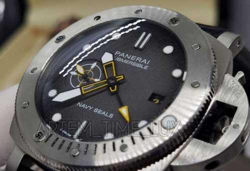 Брутальные мужские часы panerai submersible GMT