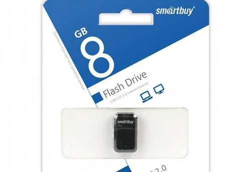Новый Флэш-диск USB SmartBuy 8 GB Art Black (Nano)