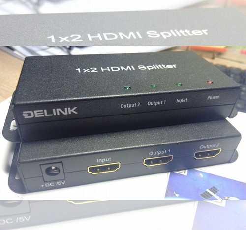 Hdmi разветвители 1x2 (DeLink)