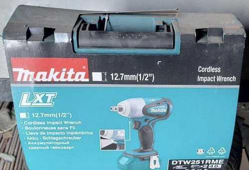 Гайковерт аккумуляторный makita DTW251RME