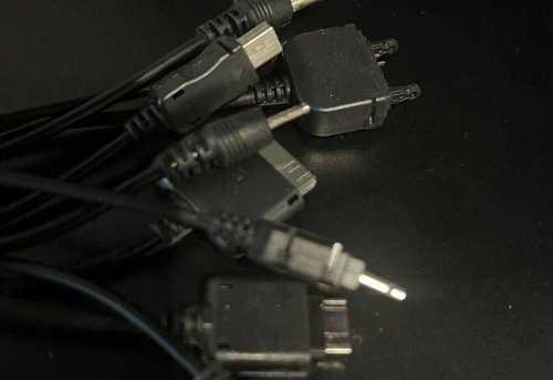 Набор различных зарядок для телефонов от USB