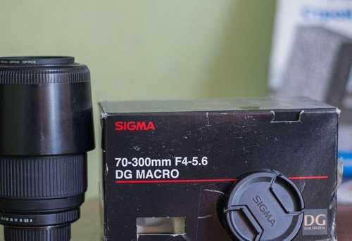 Sigma dg 70 300 mm