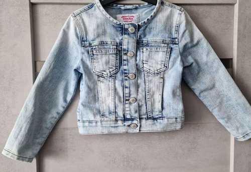 Куртка джинсовая для девочки 110-116