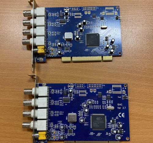 Плата видеозахвата PCI TE-104C 2шт