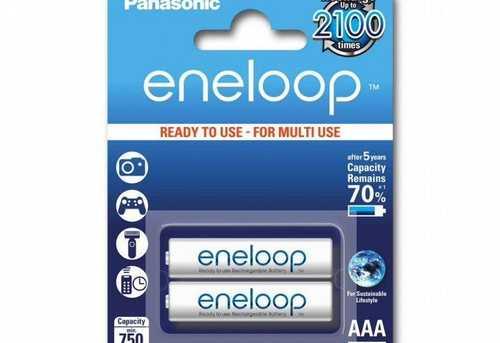 Аккумулятор panasonic Eneloop AAA 750 2BP (BK-4MCC