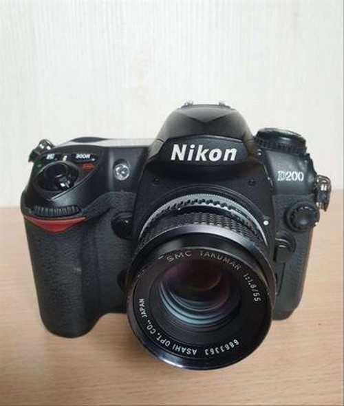 Зеркальный фотоаппарат Nikon d200