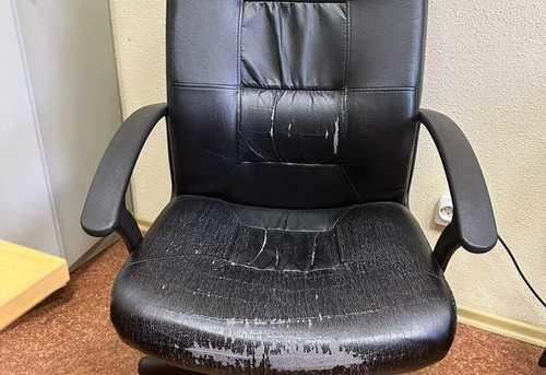 Кресло компьютерное офисное кожзам