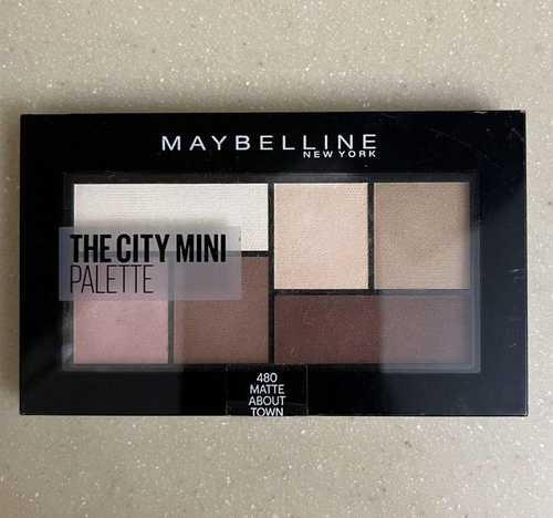 Maybelline new york палетка теней