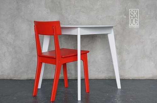 Стол и стулья комплект мебели «Обычная»