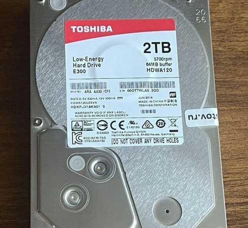 Жесткий диск HDD Toshiba 2Tb б/у