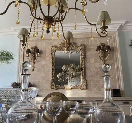 Графин фужер бокал Saint Louis Baccarat Moser