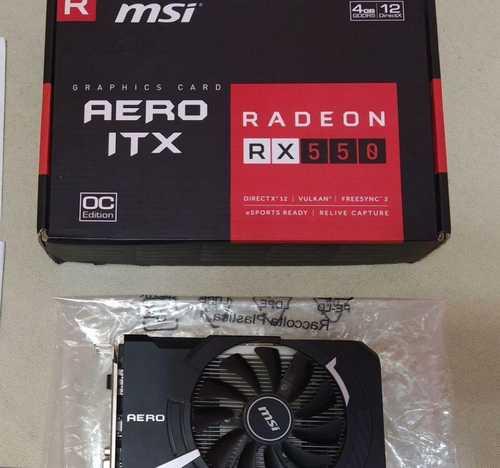 RX 550 4GB MSI