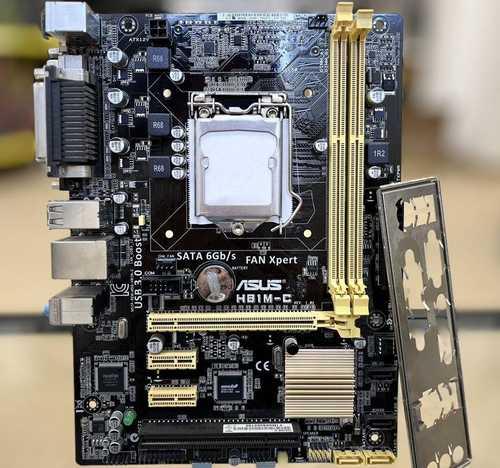 Материнская плата asus H81M-C (LGA 1150)