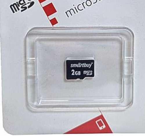 Карта памяти microSD 2GB SmartBuy SB2gbsd-00