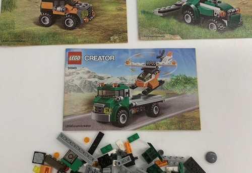 Lego Creator 3 в 1 Перевозчик вертолета 31043