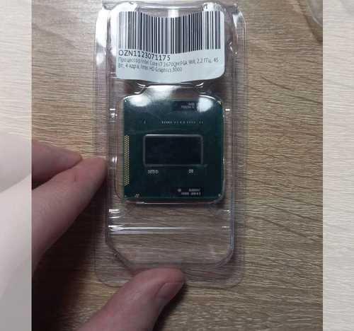 Процессор intel core i7 2670qm