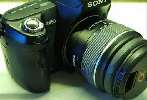 Зеркальный фотоаппарат sony a450