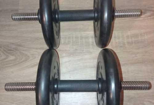Разборные гантели barbell 23,4 кг