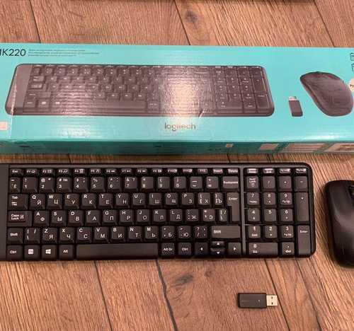 Клавиатура беспроводная с мышкой Logitech