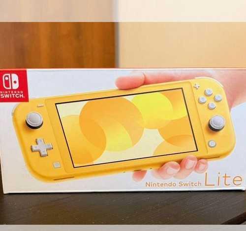 Nintendo switch lite желтая новая